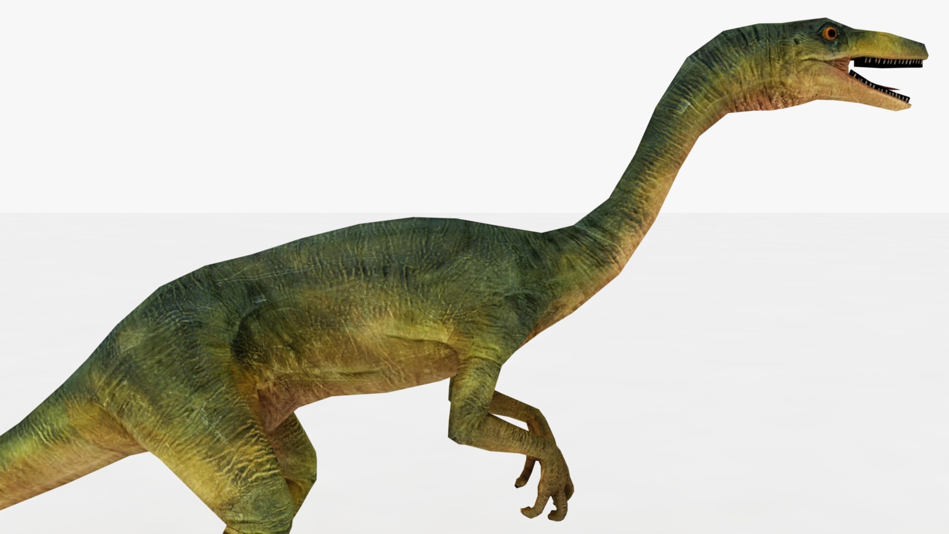 3D Compsognathus Rigged And Animated - TurboSquid 2347051
