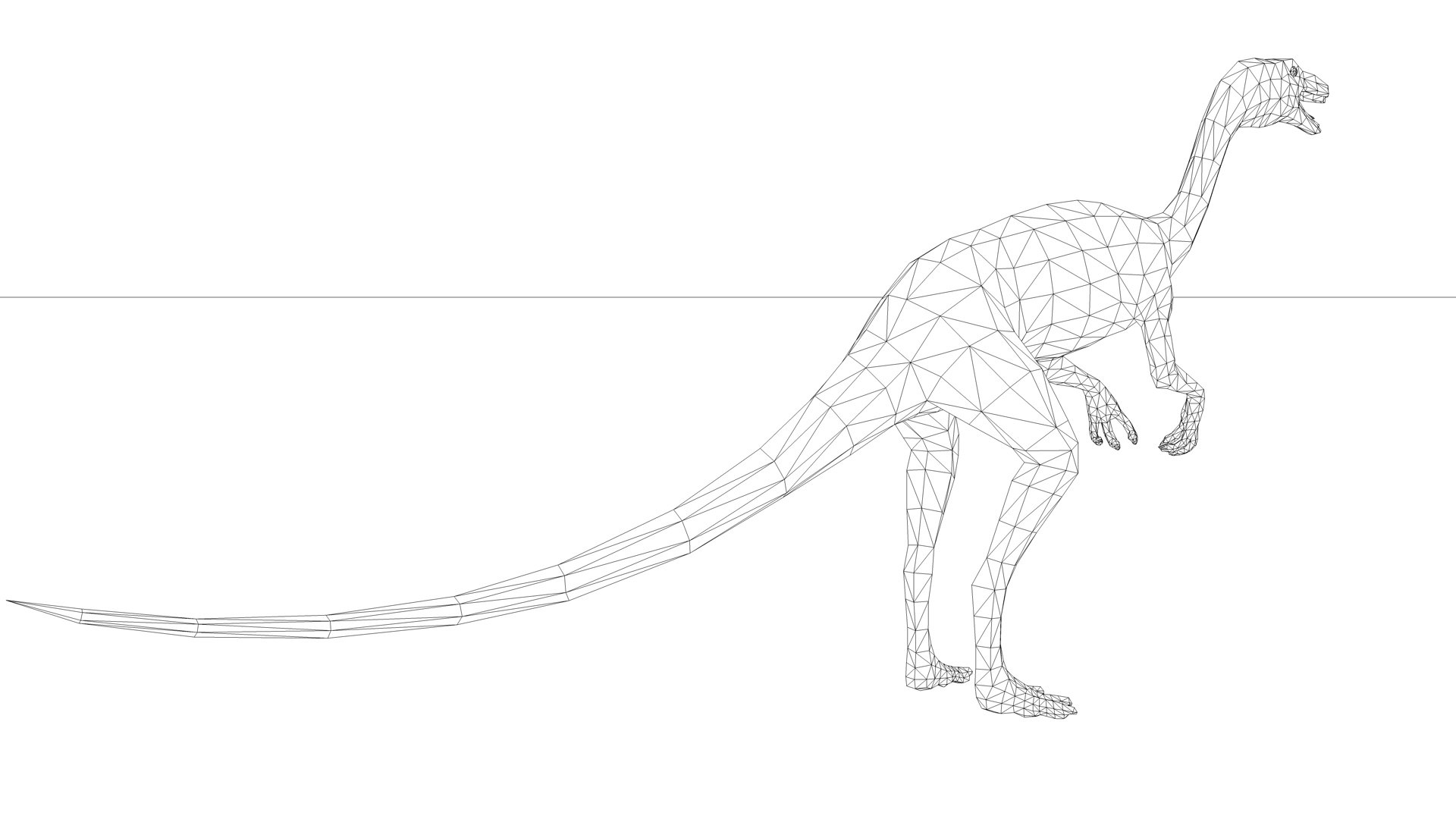 3D Compsognathus Rigged And Animated - TurboSquid 2347051