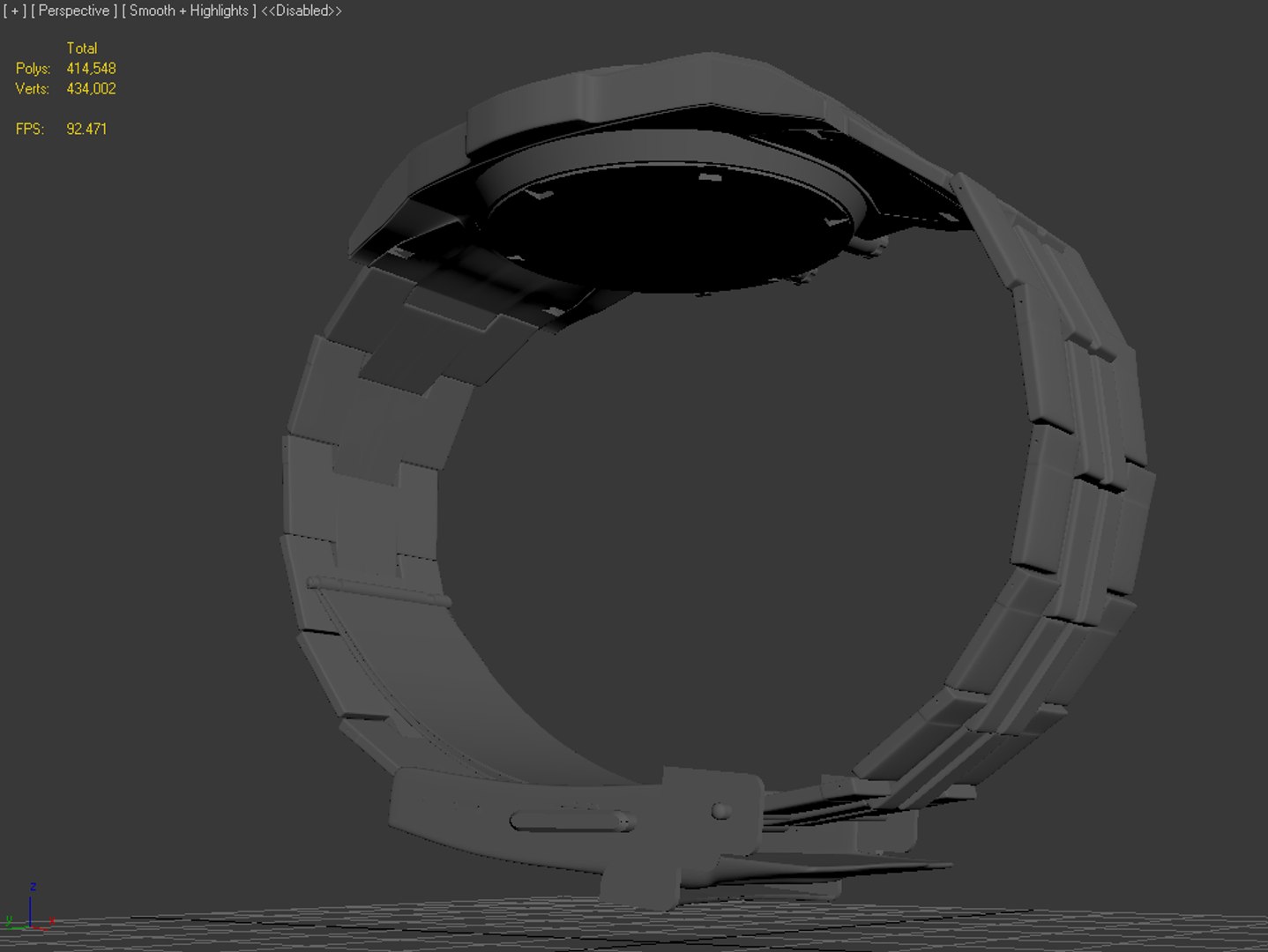 wrist watch 3d model