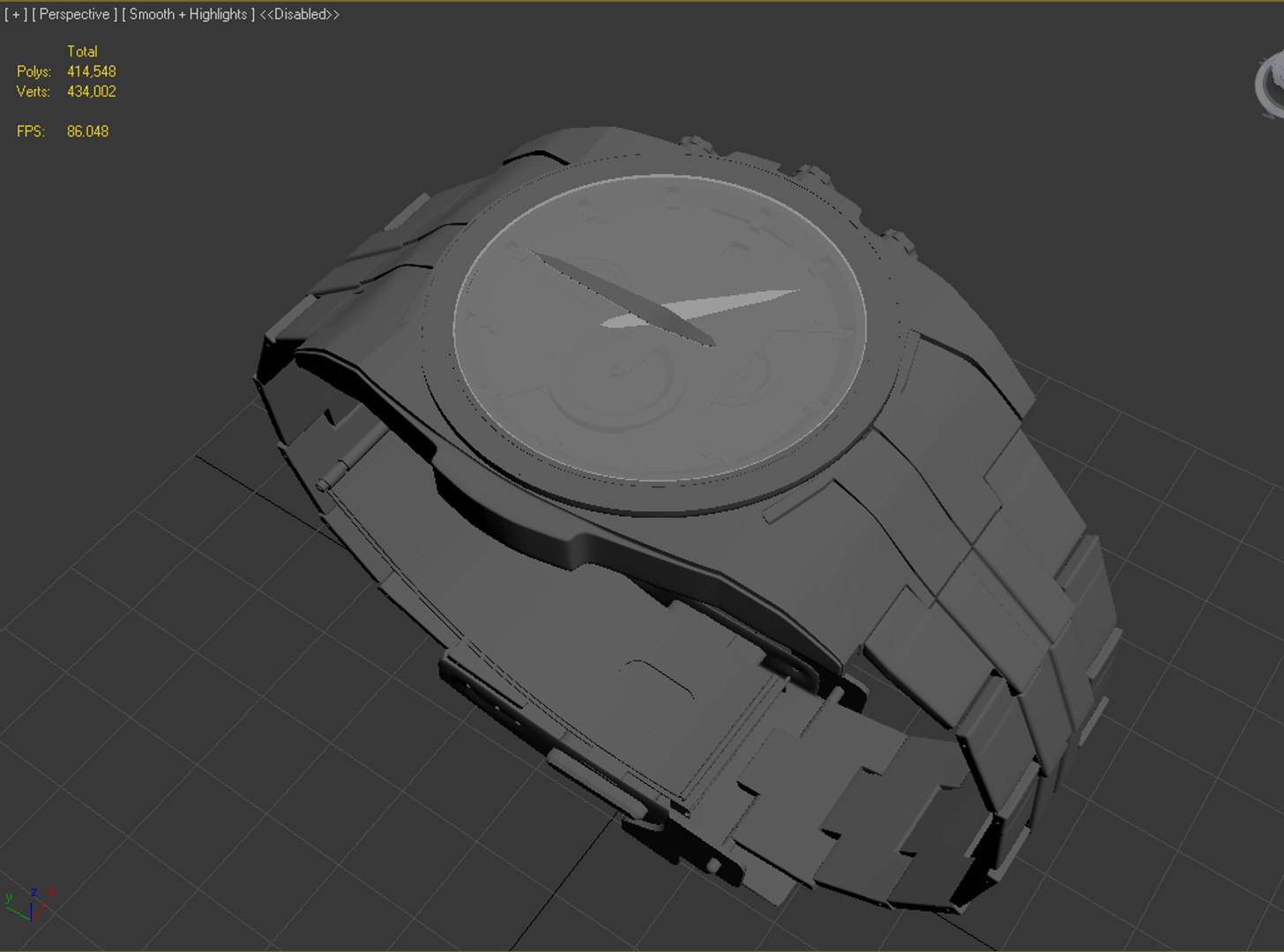 wrist watch 3d model