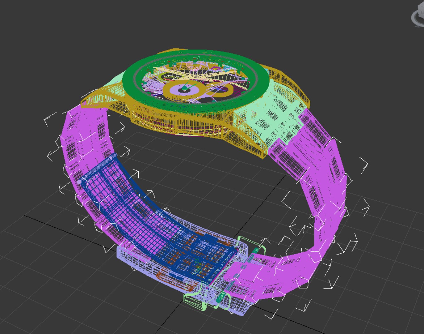 wrist watch 3d model