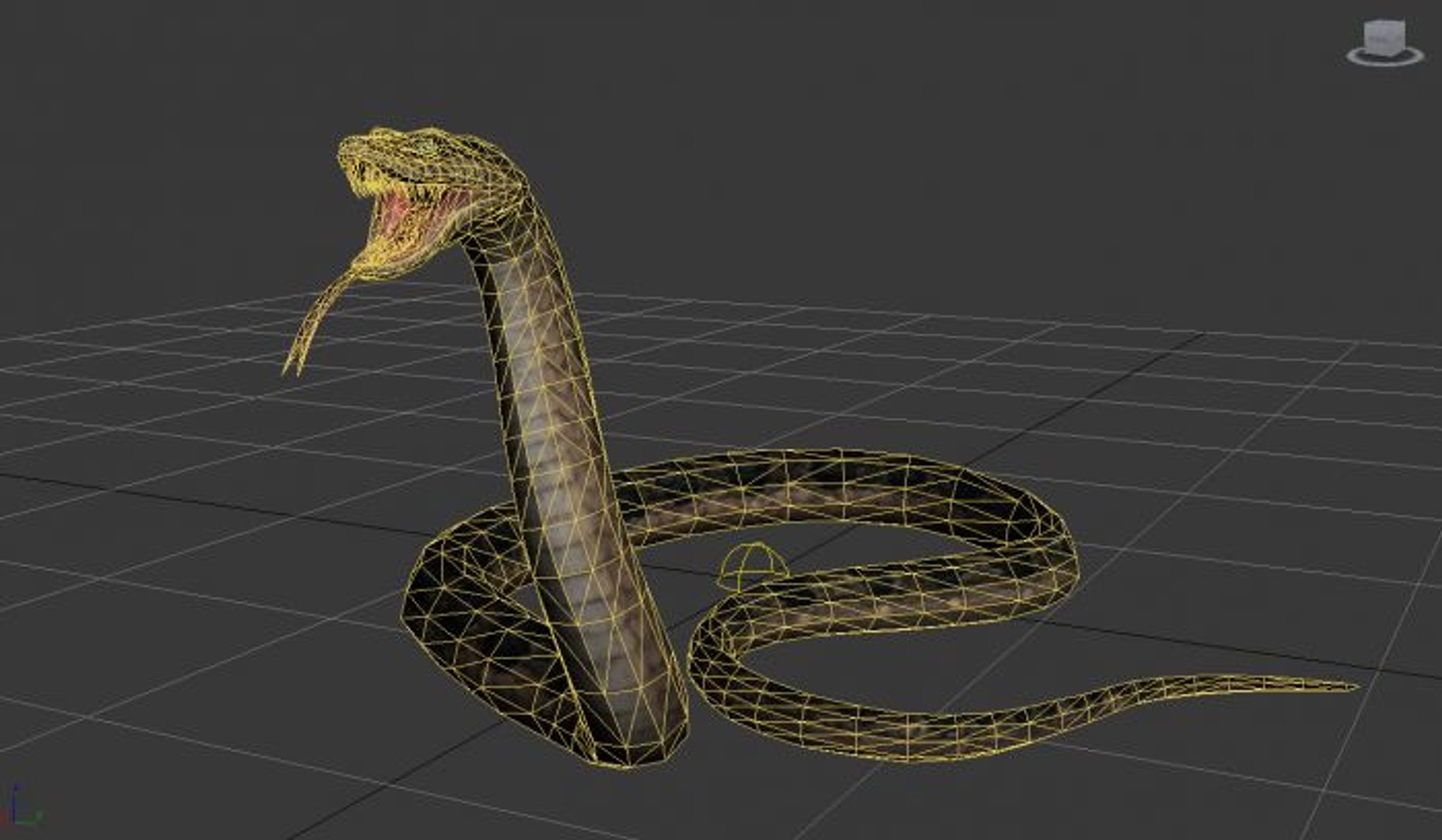3D Model Snake - TurboSquid 1446589
