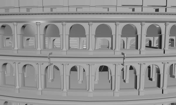 3d colosseum roman roma