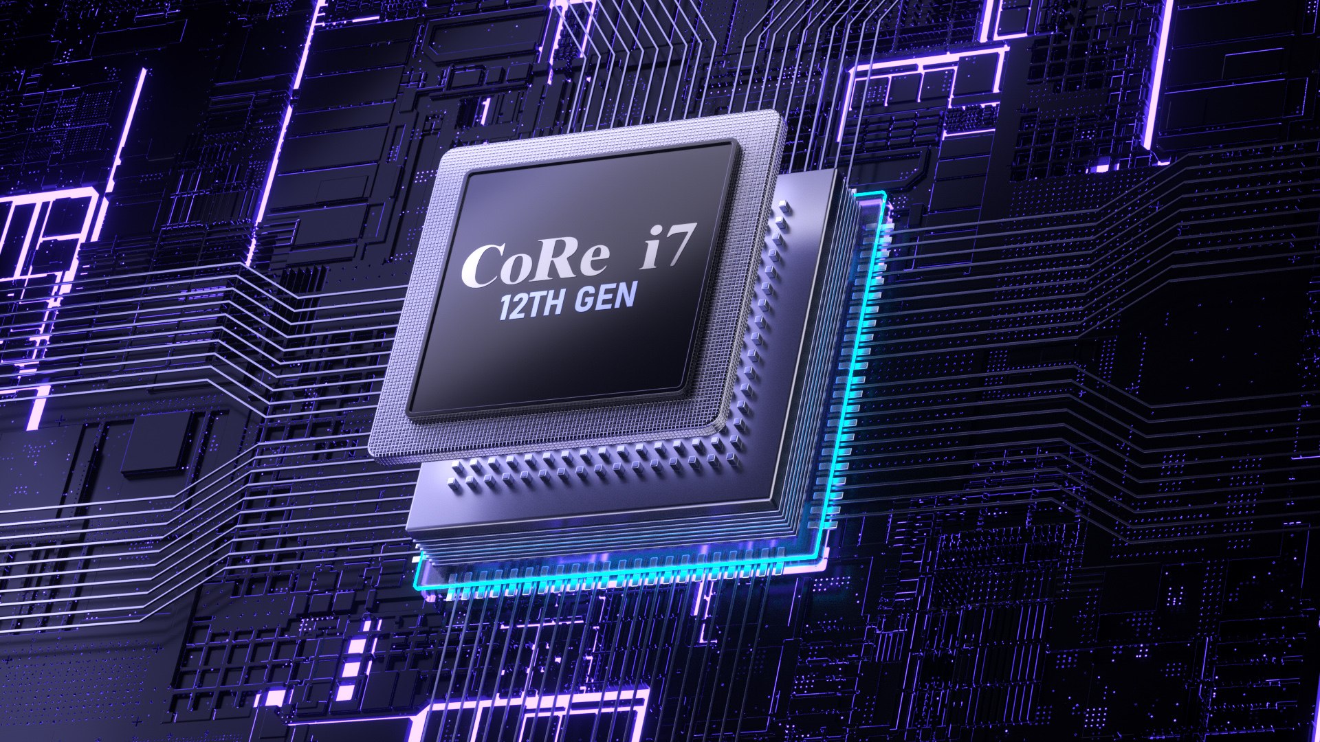 3D C4D Octane CPU chip core capacitance unreal Circuit board ...