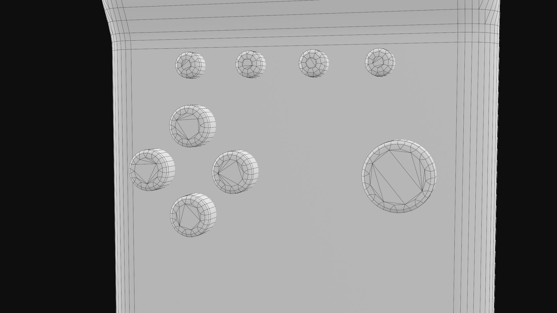 Tetris Brick Game - Red 3D - TurboSquid 2238636