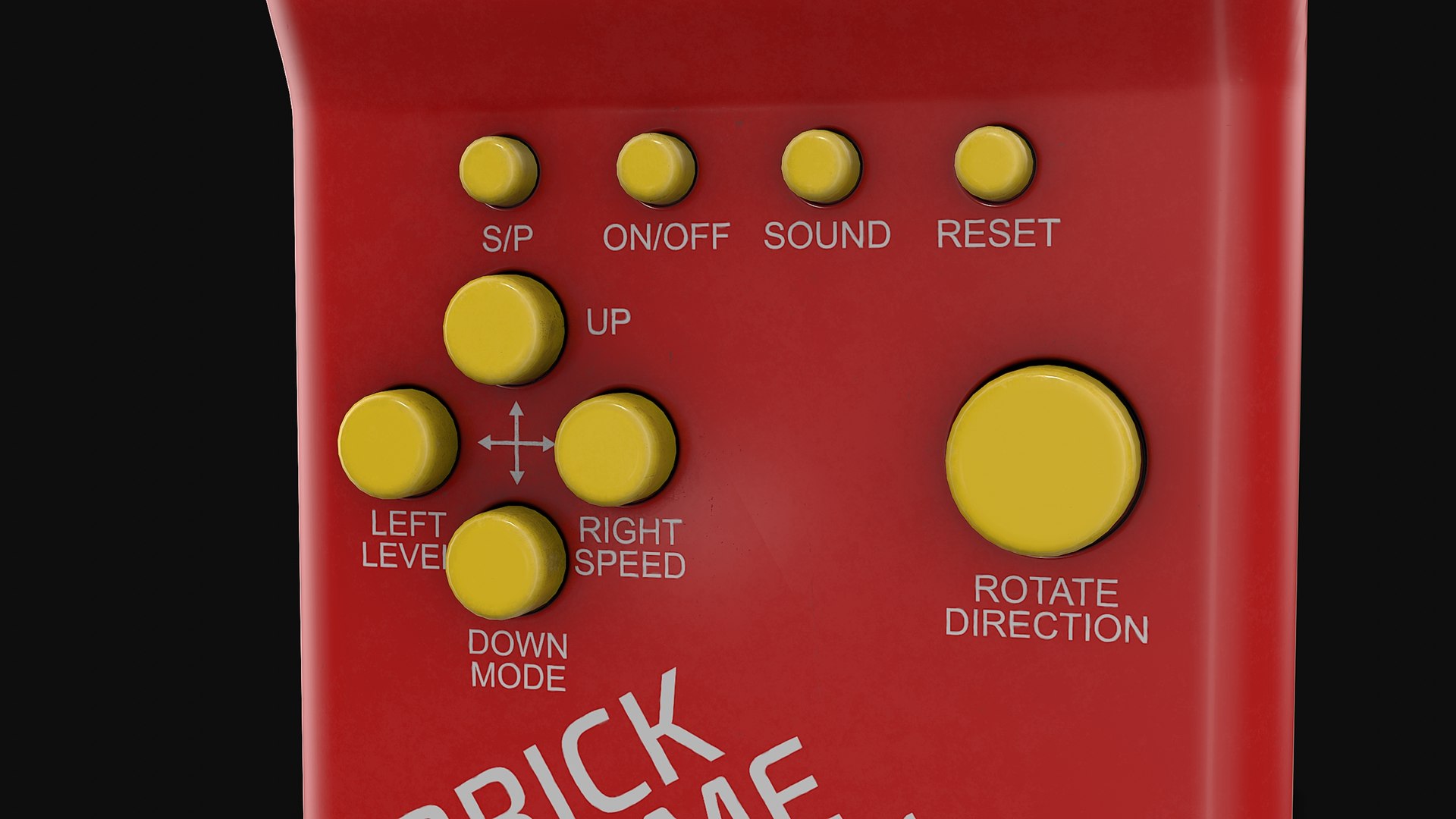 Tetris Brick Game - Red 3D - TurboSquid 2238636