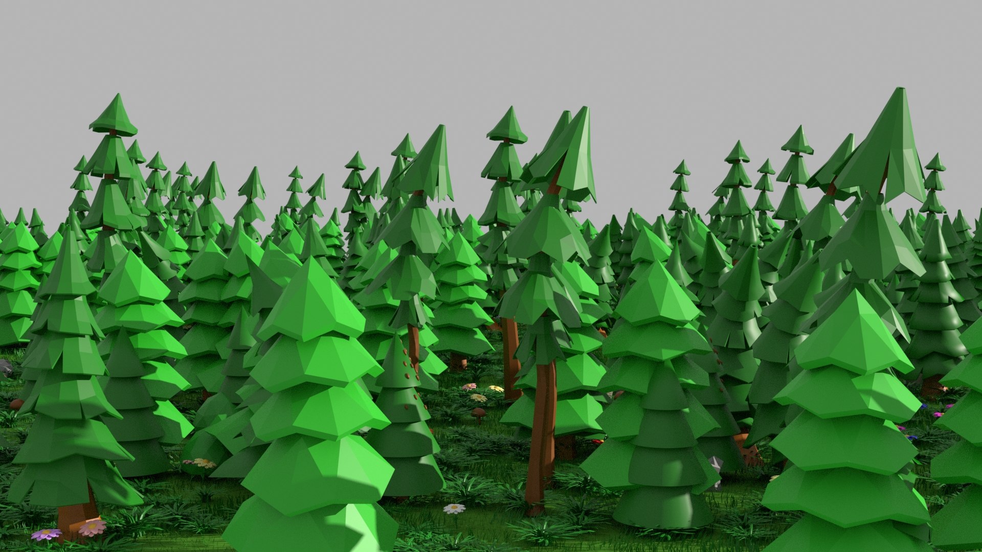 Coniferous Trees 3D Model - TurboSquid 1670365