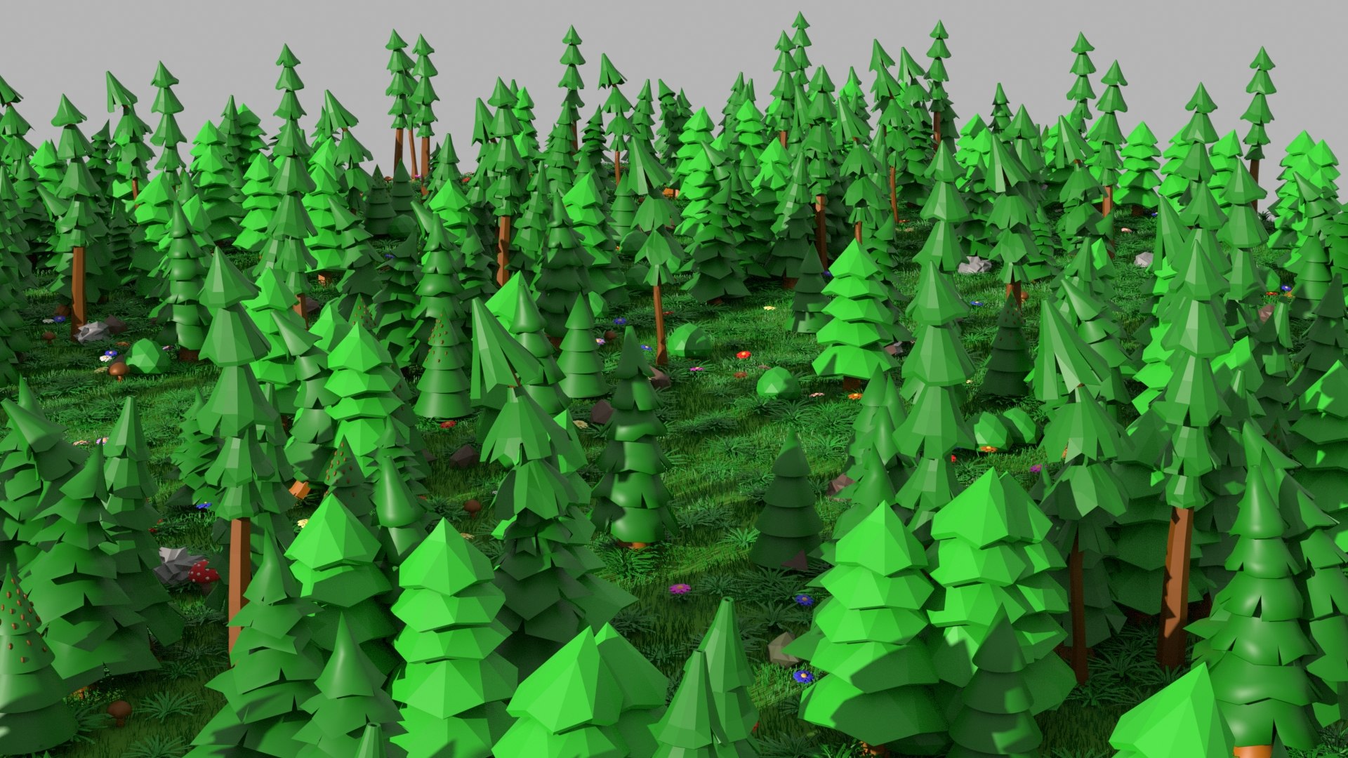 Coniferous Trees 3D Model - TurboSquid 1670365
