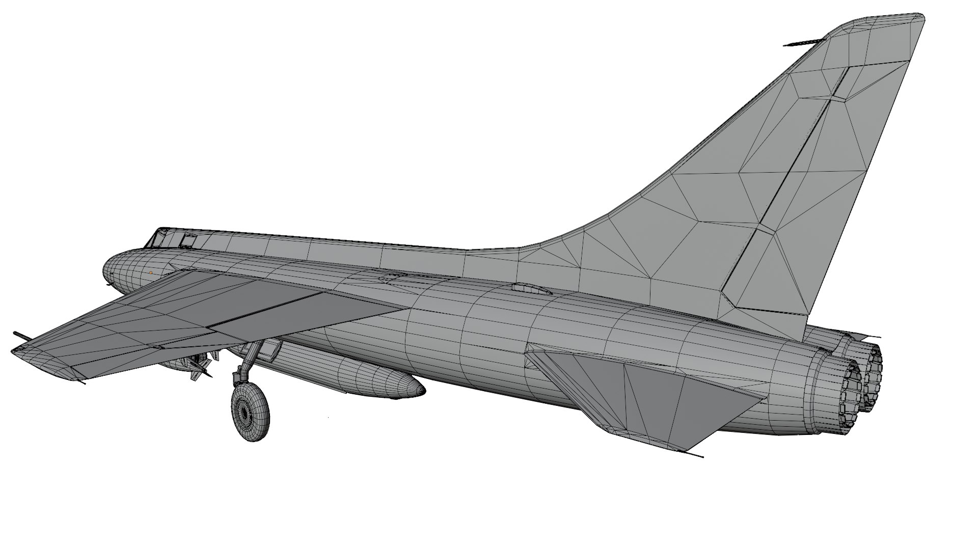 3D Commonwealth CA-23 Fighter Model - TurboSquid 2387709