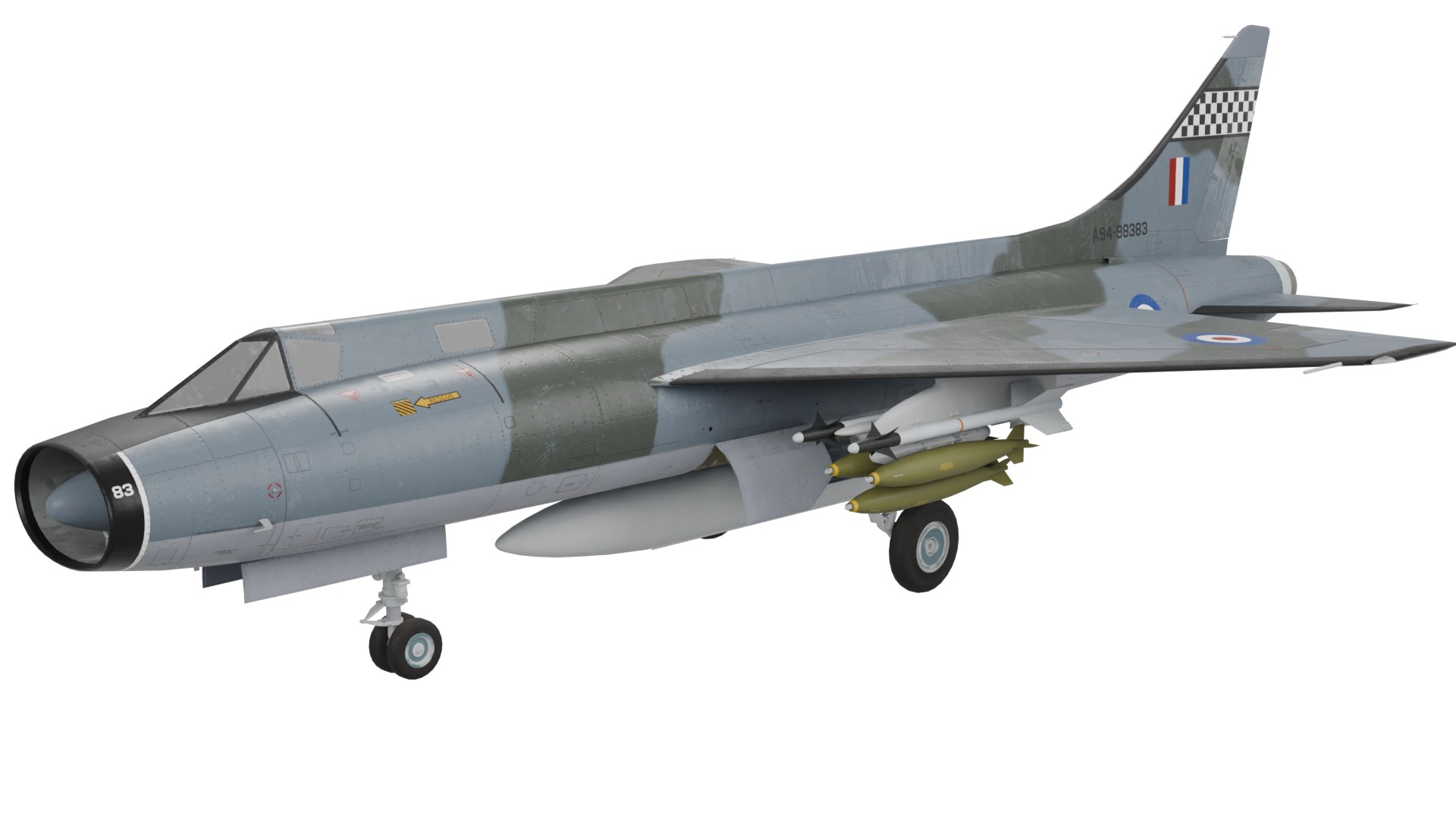 3D Commonwealth CA-23 Fighter Model - TurboSquid 2387709