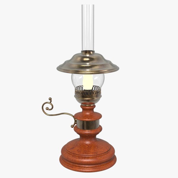 Antique student oil lamp 3D model - TurboSquid 1276790