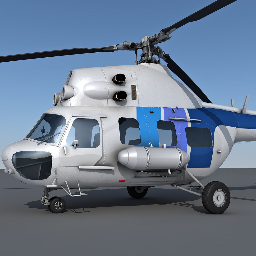 Mil Mi-2 3d Max