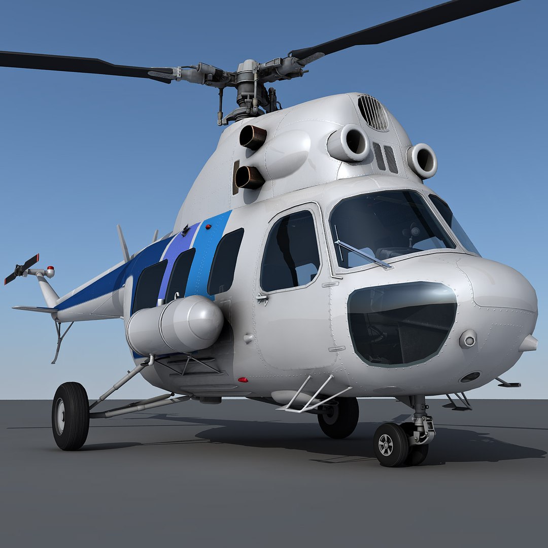 Mil Mi-2 3d Max