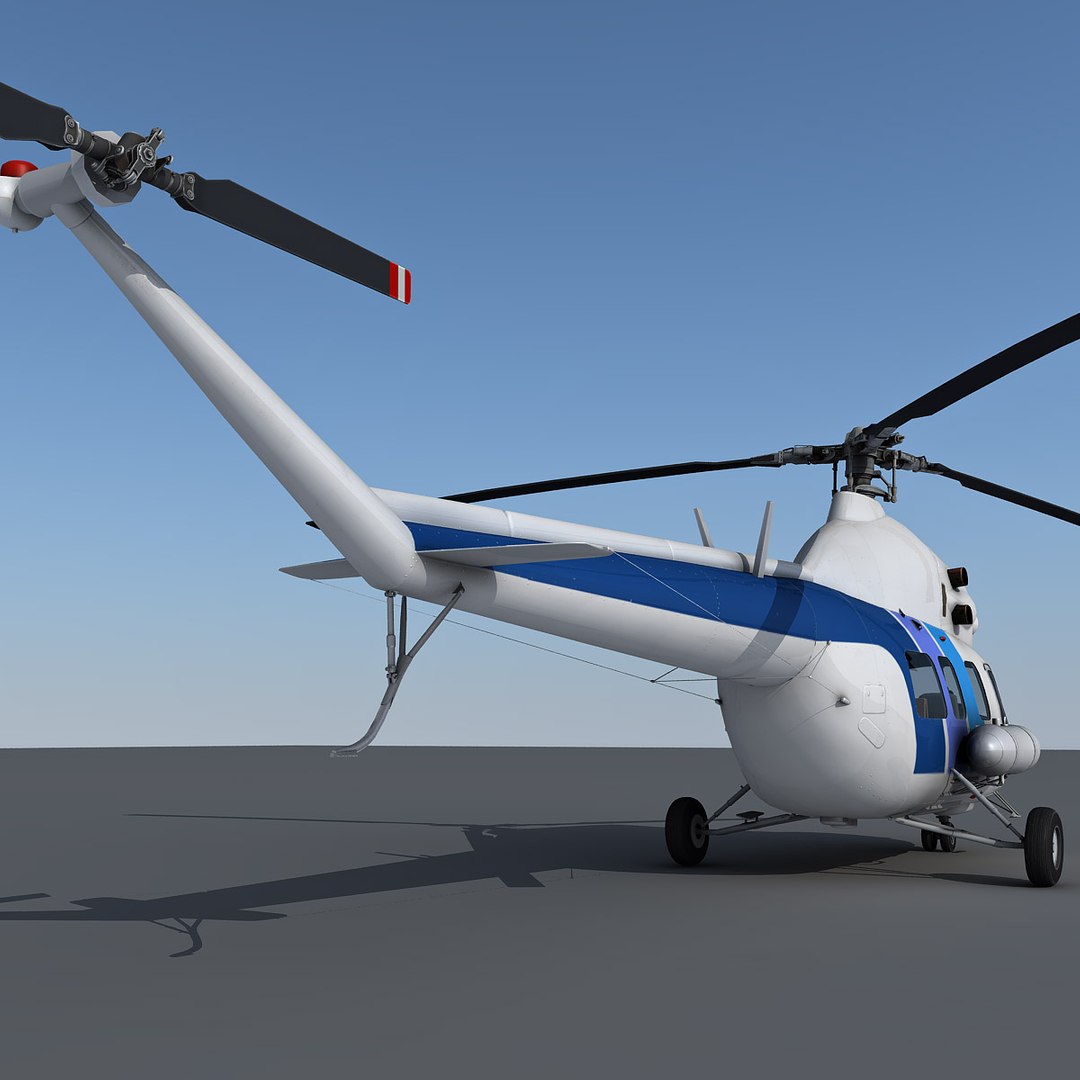 Mil Mi-2 3d Max