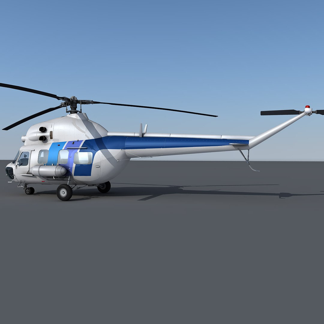 Mil Mi-2 3d Max