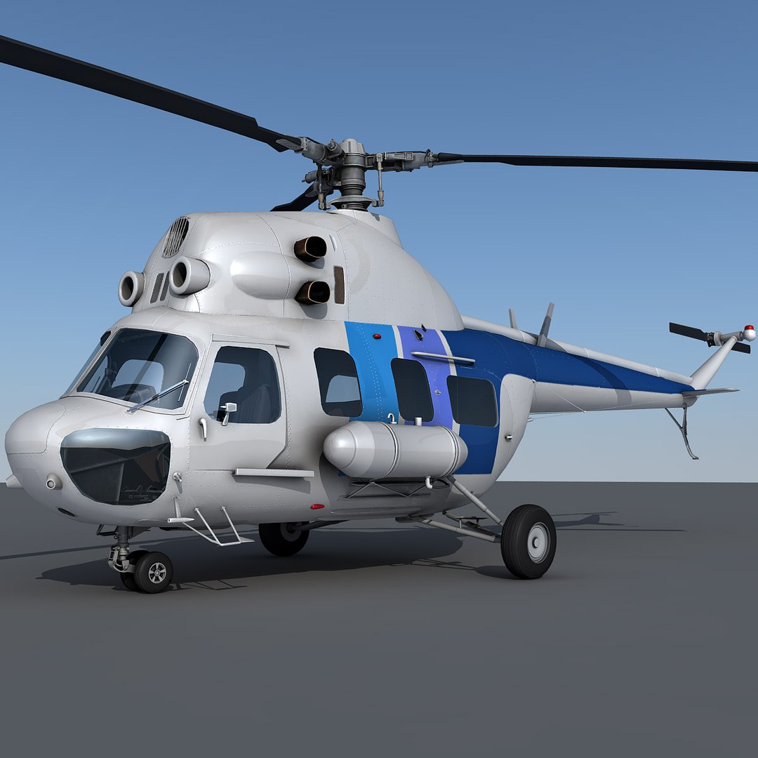 Mil Mi-2 3d Max