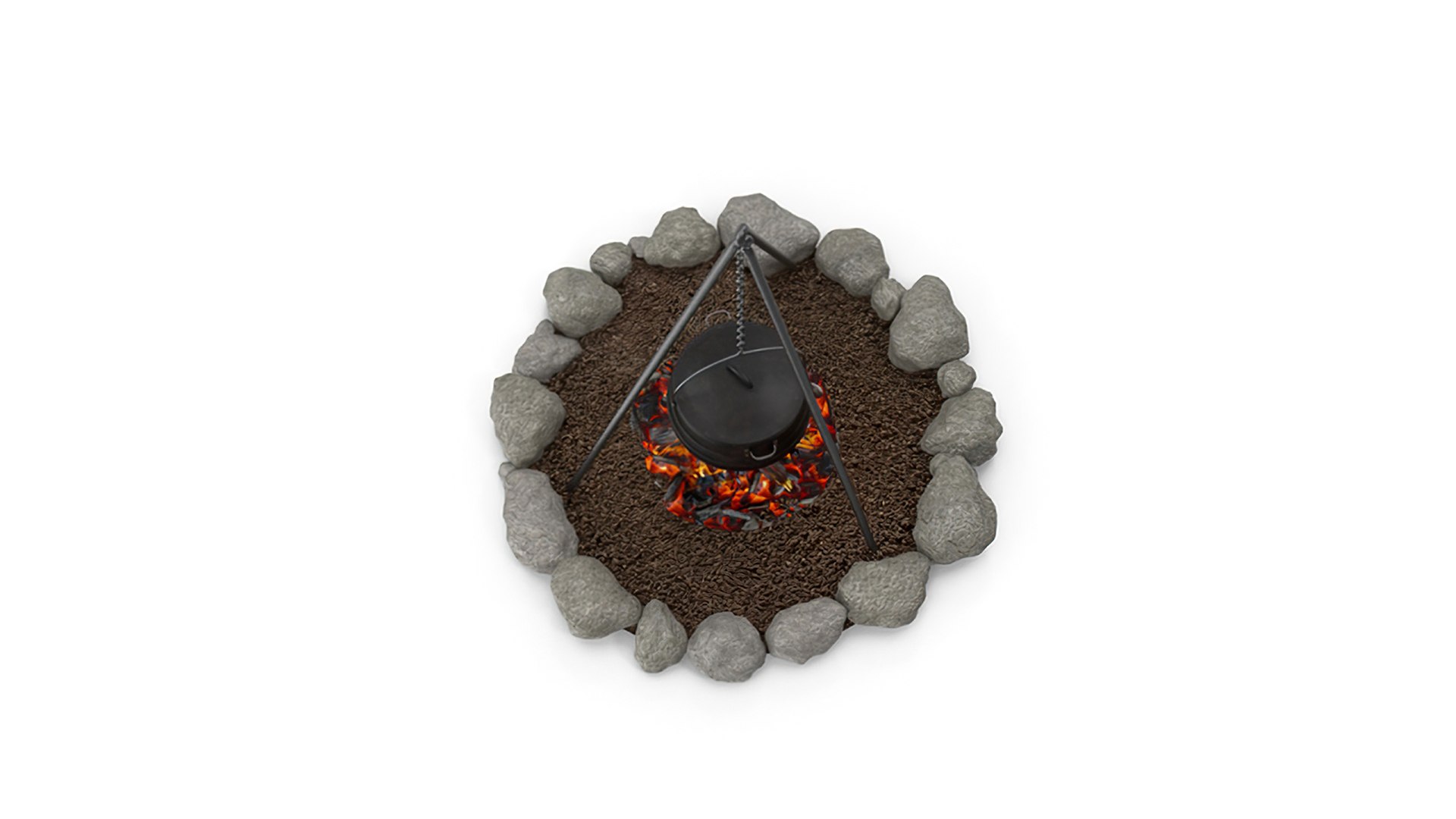 Campfire 3D - TurboSquid 2225427