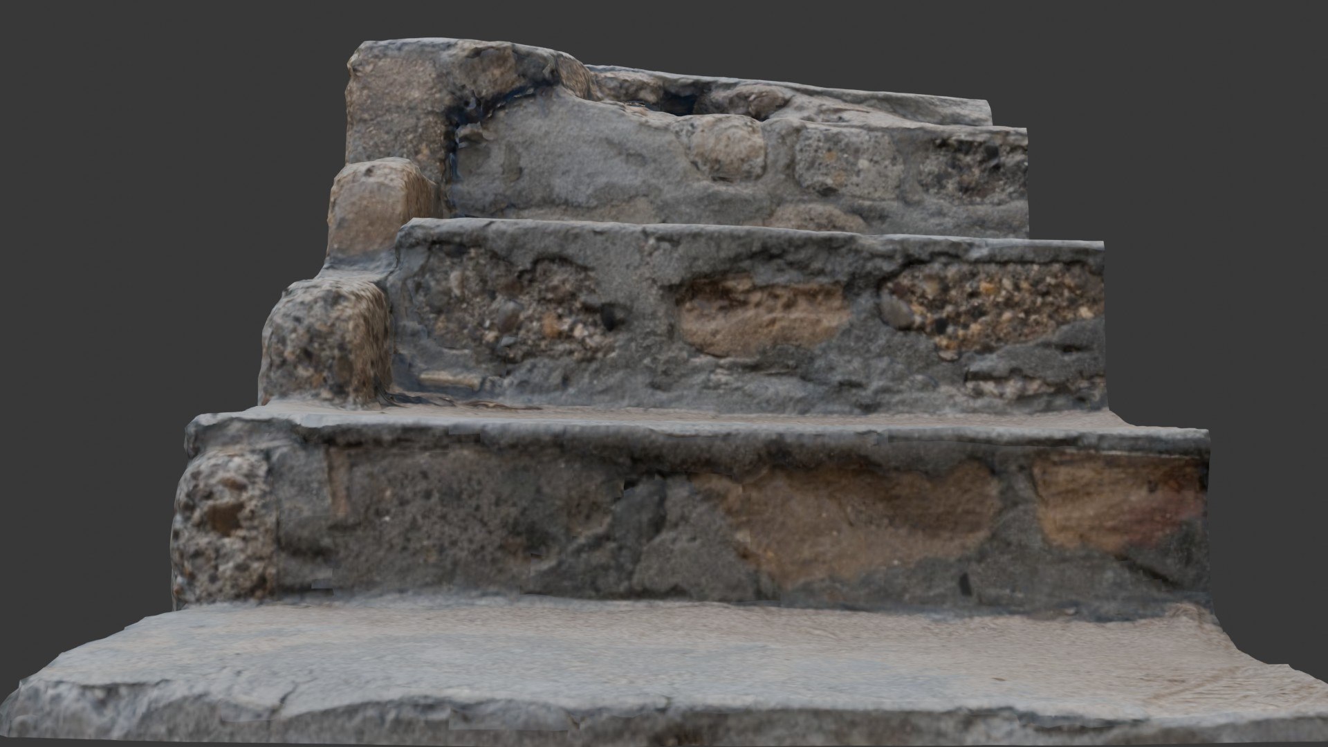 Old Stone Staircase Scan 3D Model - TurboSquid 2395225