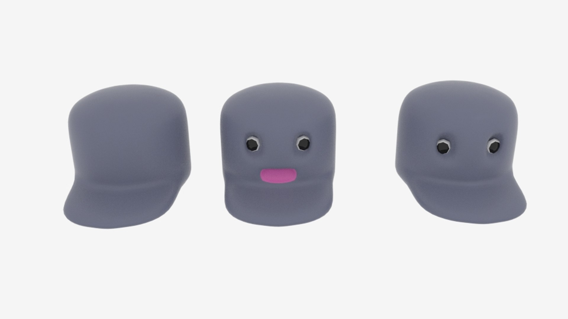3d Cartoon Cap Model