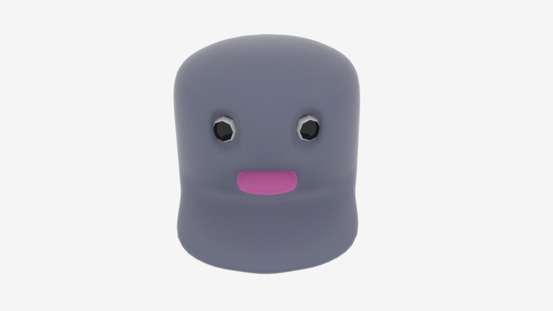 3d Cartoon Cap Model
