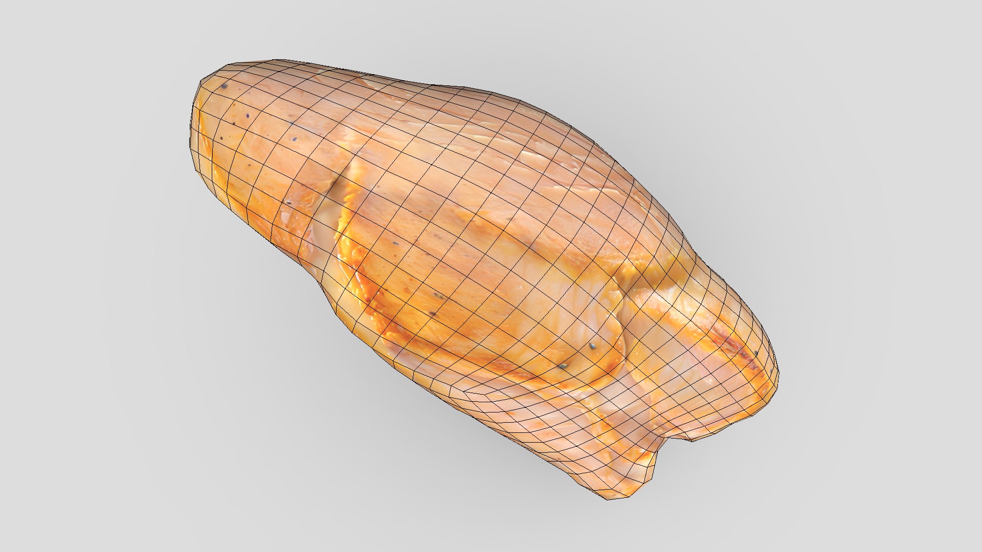 Free 3D CC0 - Cooked Chicken Breast Model - TurboSquid 2222653
