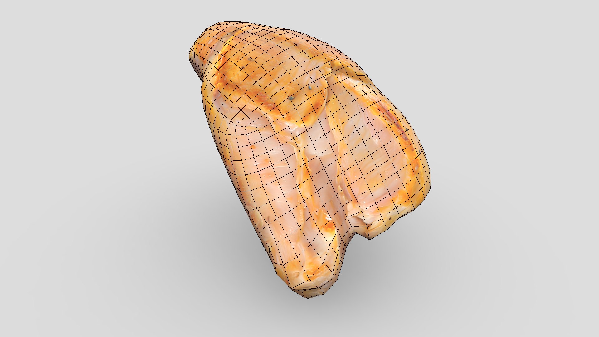 Free 3D CC0 - Cooked Chicken Breast Model - TurboSquid 2222653