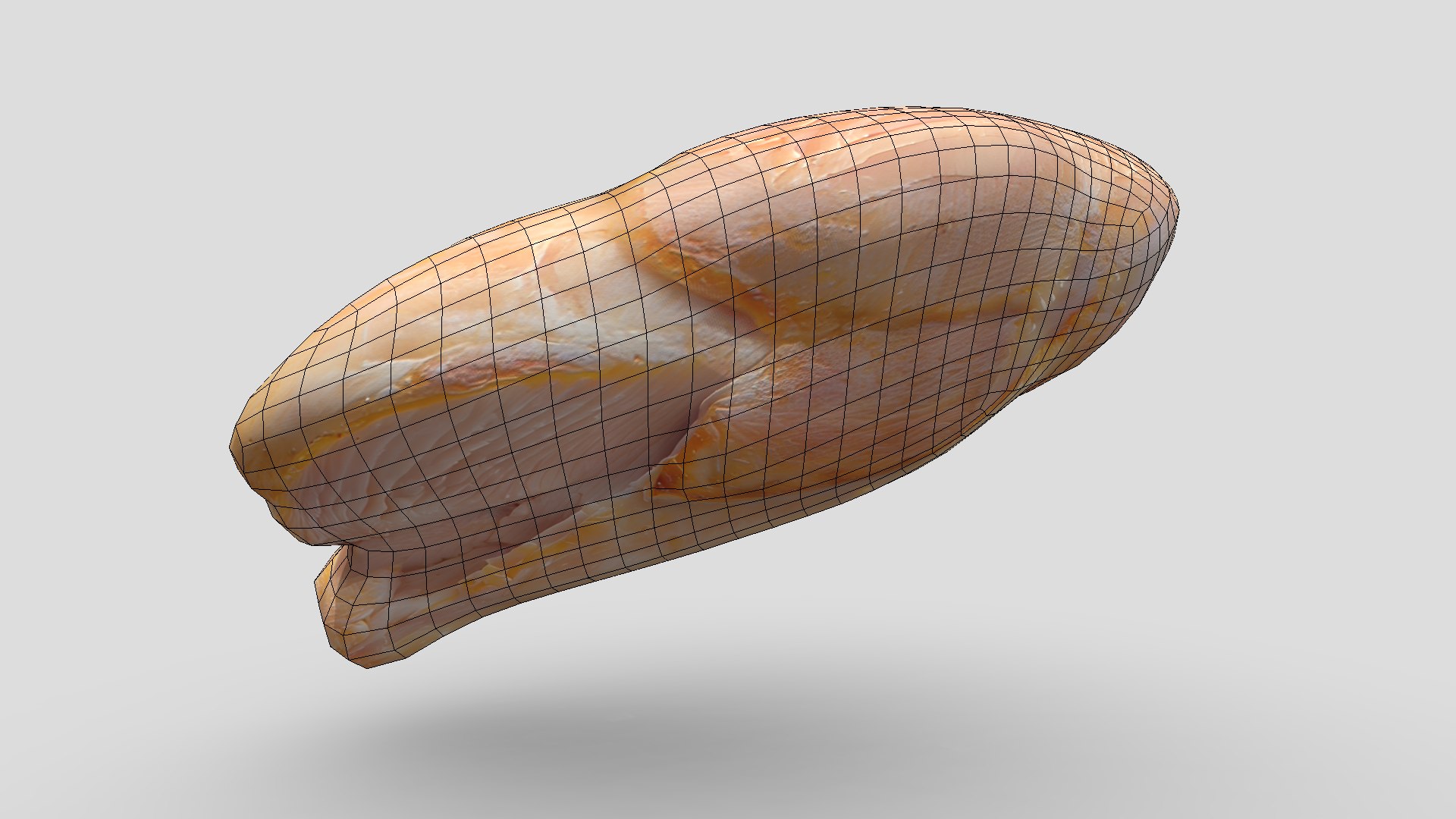 Free 3D CC0 - Cooked Chicken Breast Model - TurboSquid 2222653