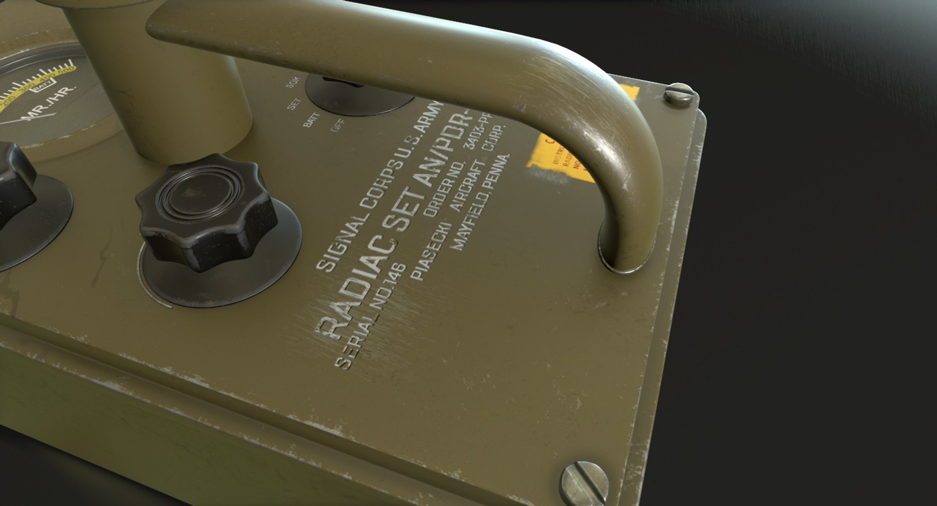 Radiac set model | 1148653 | TurboSquid