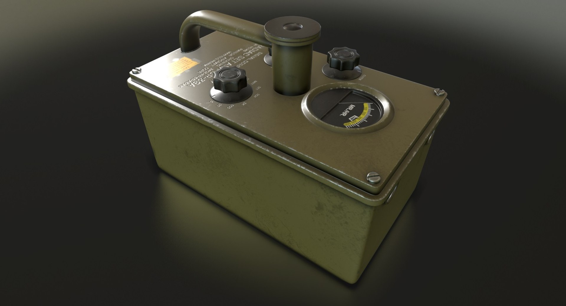 Radiac set model | 1148653 | TurboSquid