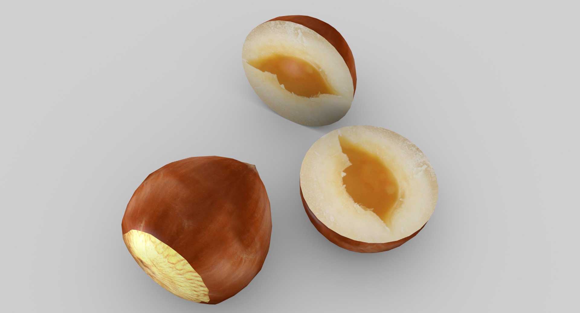 3D model hazelnut games fruit - TurboSquid 1412945
