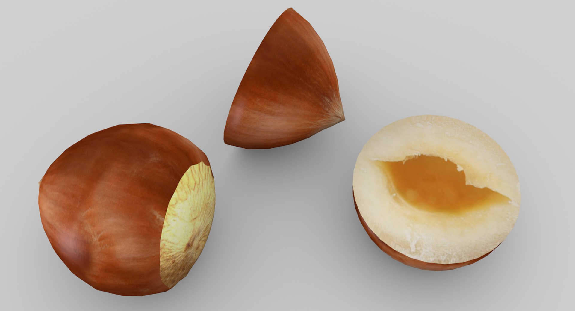 3D model hazelnut games fruit - TurboSquid 1412945