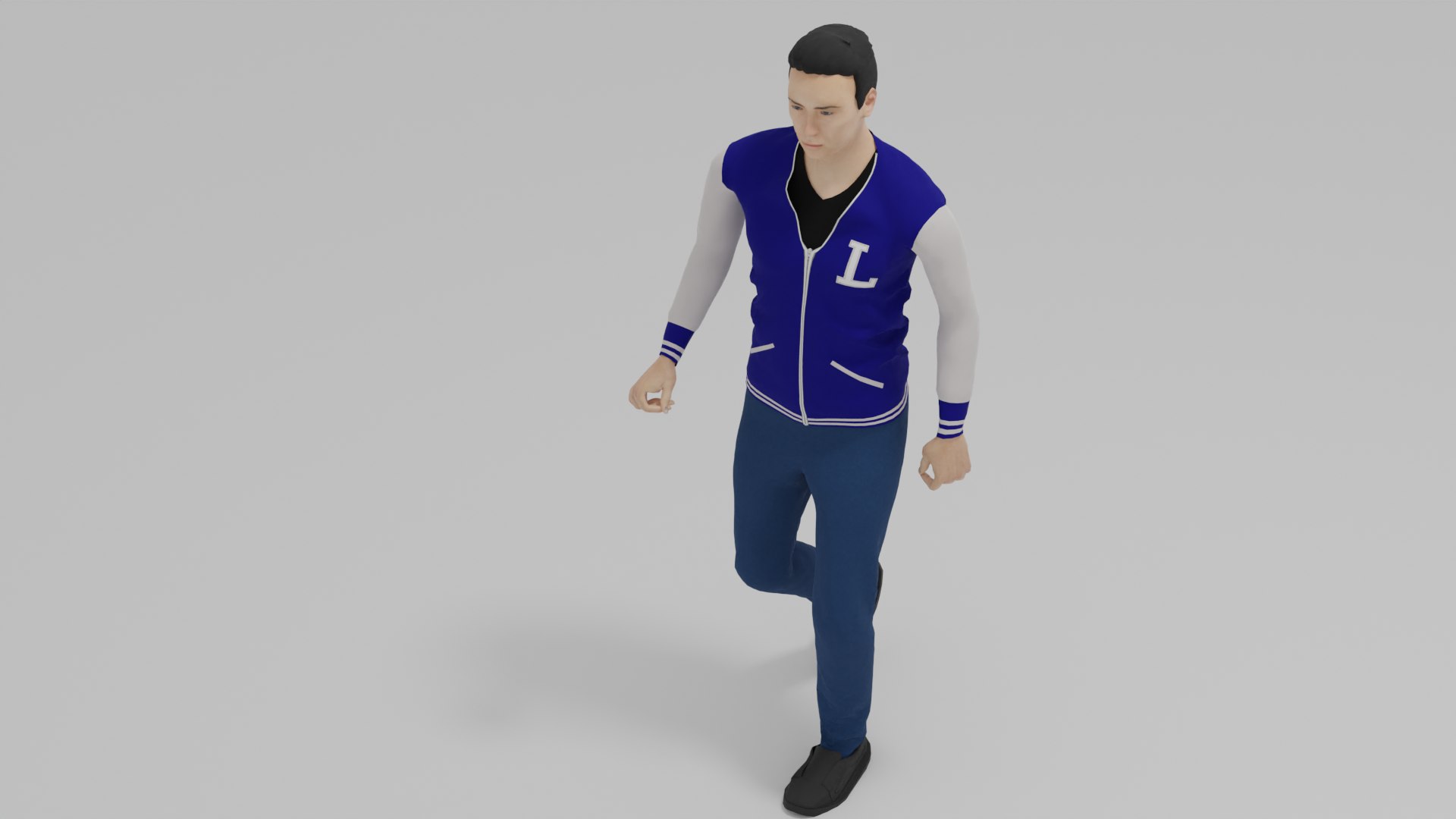 Man Walk Animation 3D - TurboSquid 2069546