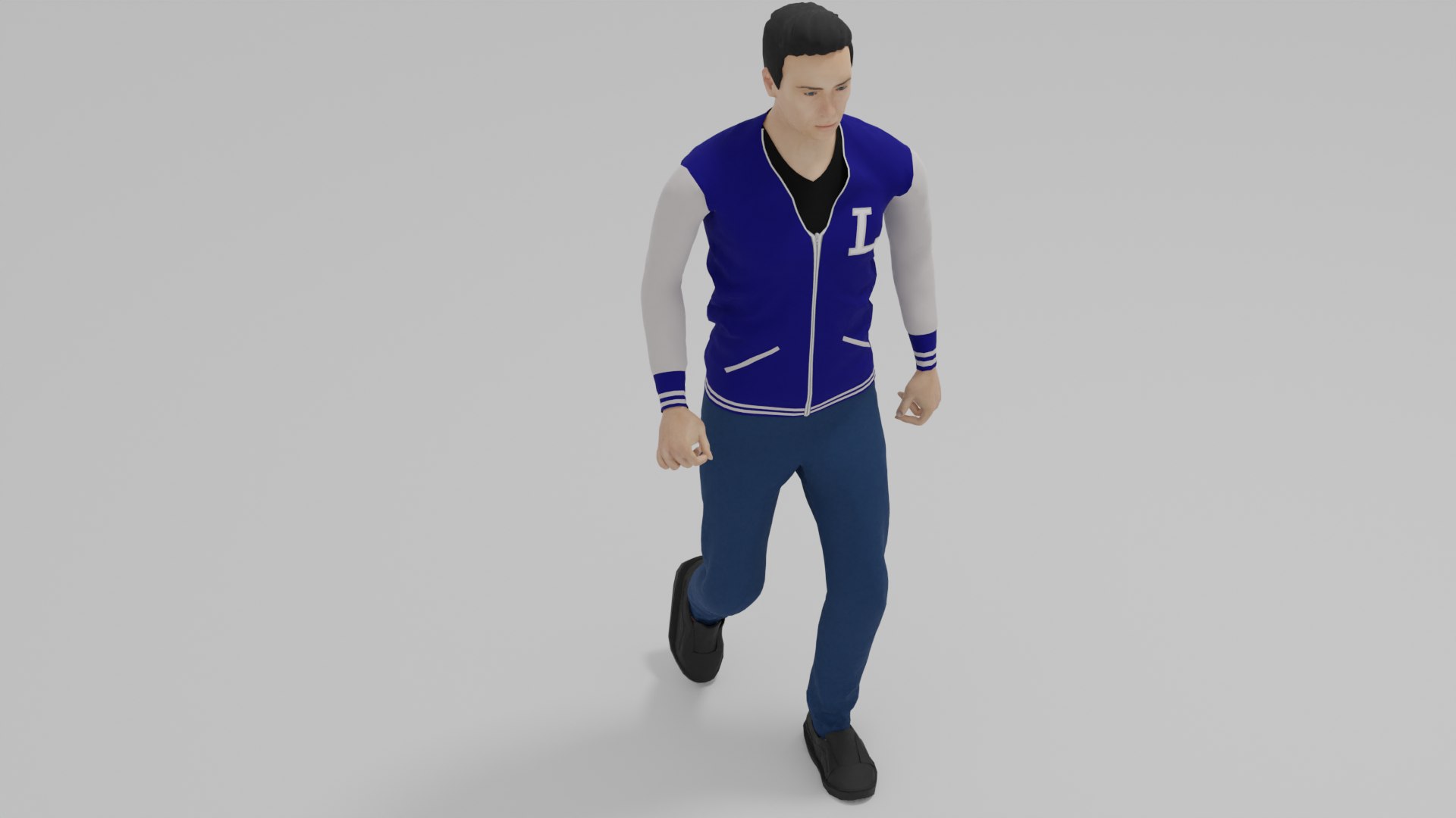 Man Walk Animation 3D - TurboSquid 2069546