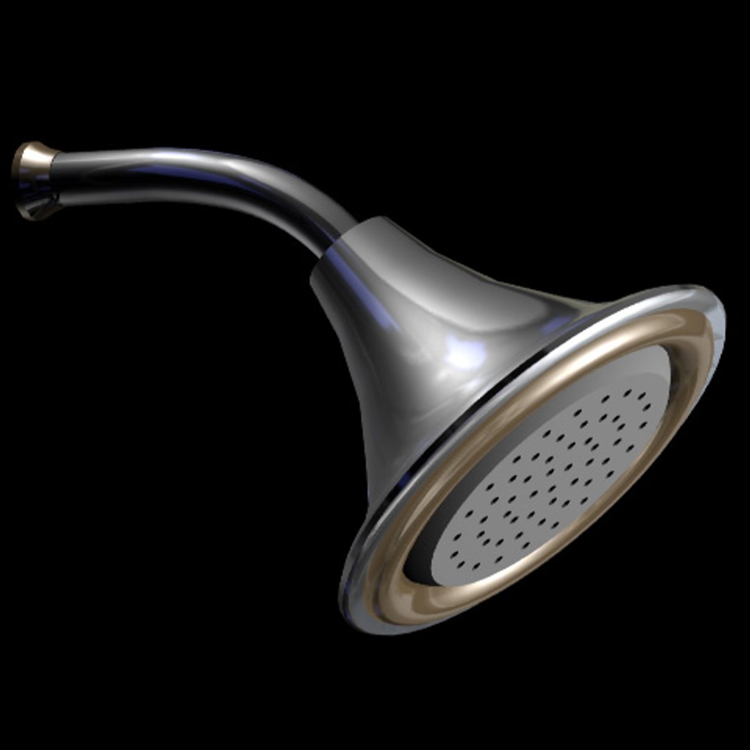 bathroom shower head 3d model