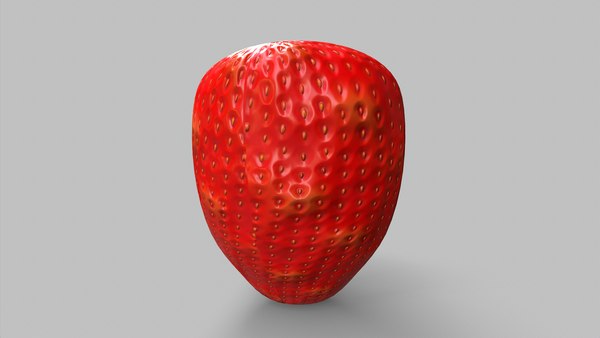 3D Strawberry Base - TurboSquid 1870298