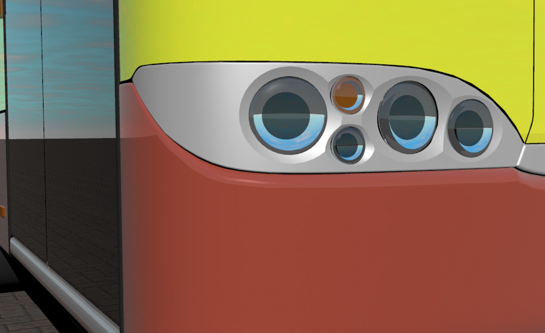 Rhino Three-axle City Bus Solaris Urbino