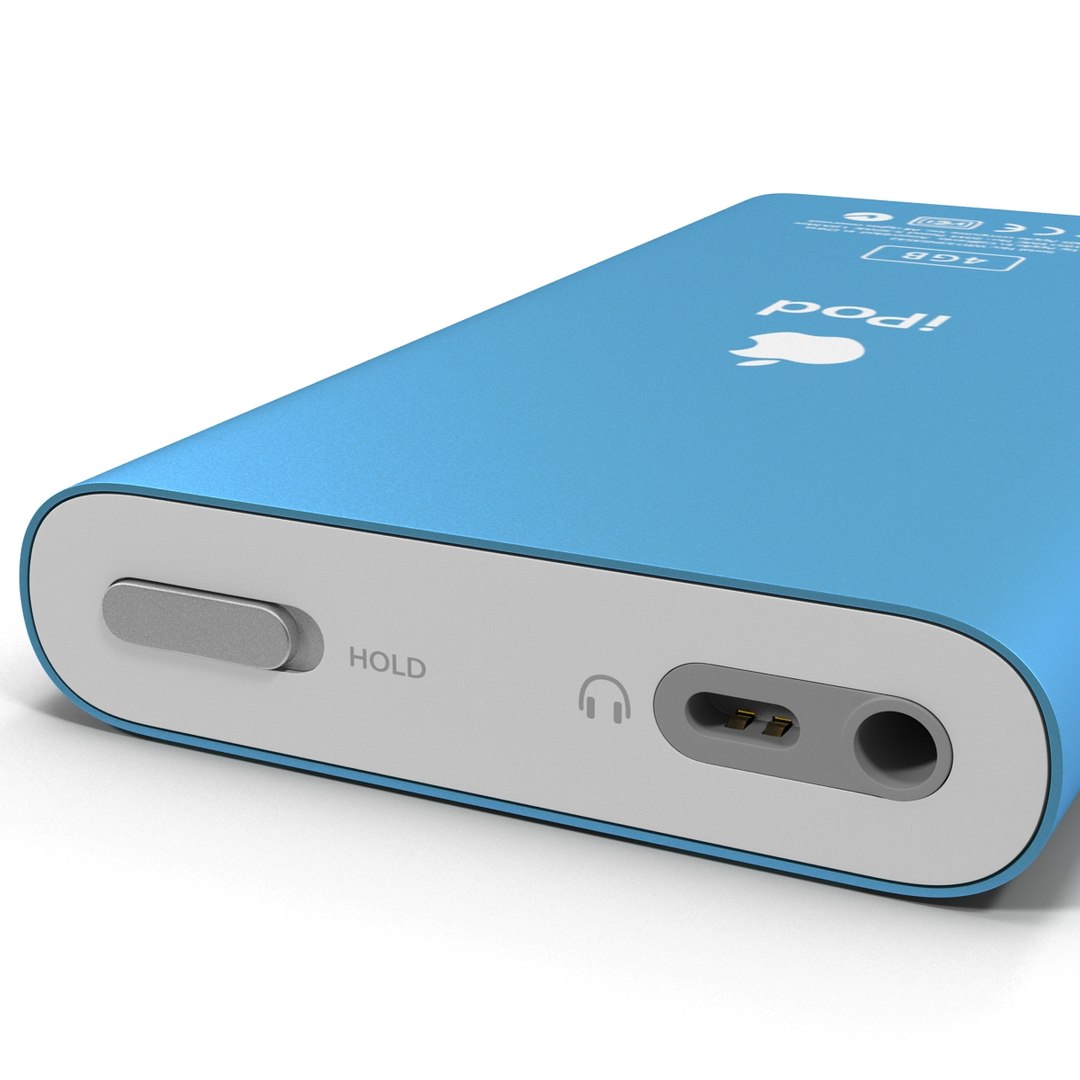 Ipod Mini Blue Modeled 3d Max