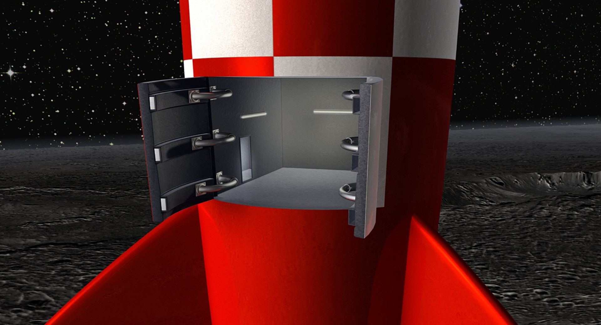 tintin rocket 3d wrl