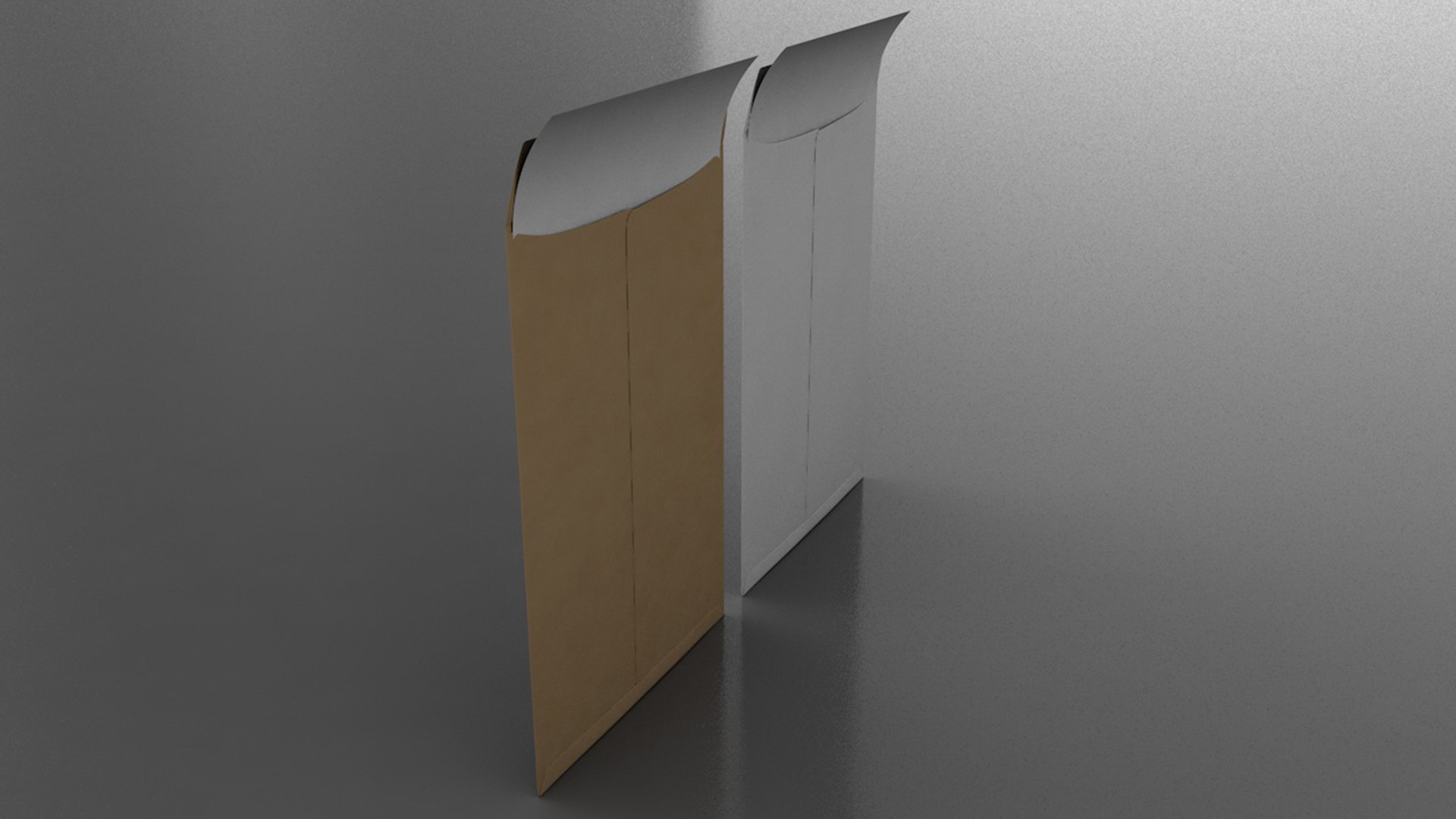 3D Envelope With Paper Model - TurboSquid 1783891
