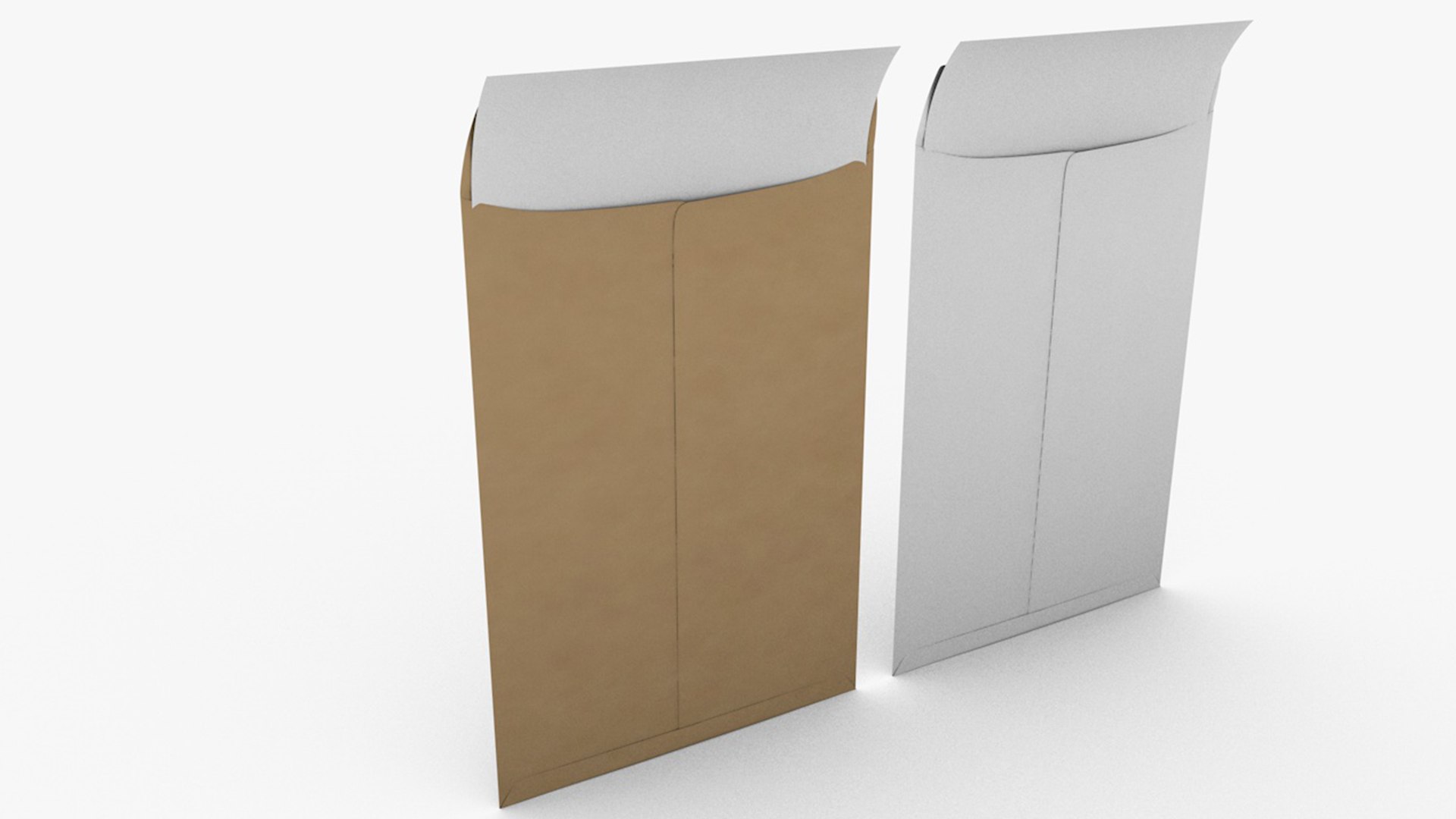 3D Envelope With Paper Model - TurboSquid 1783891