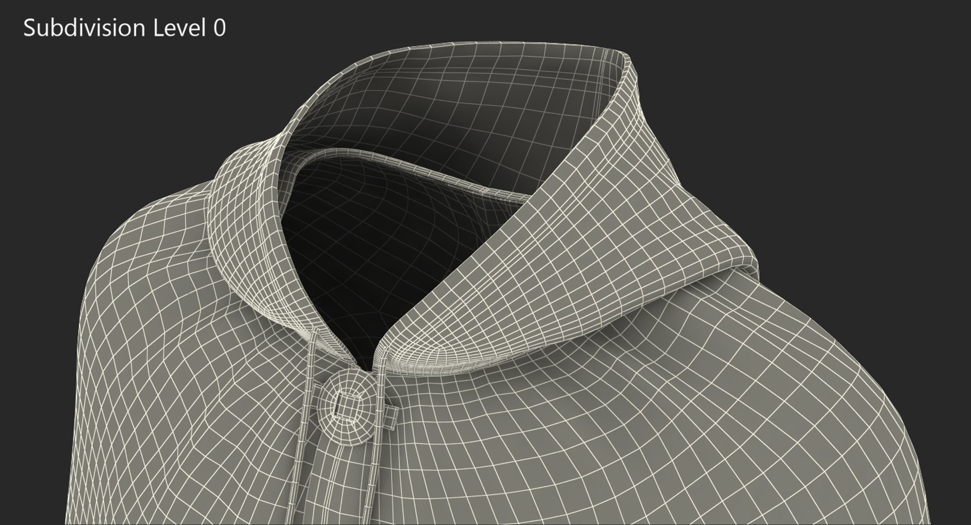 Medieval Hooded Cloak 3D Model - TurboSquid 1396136