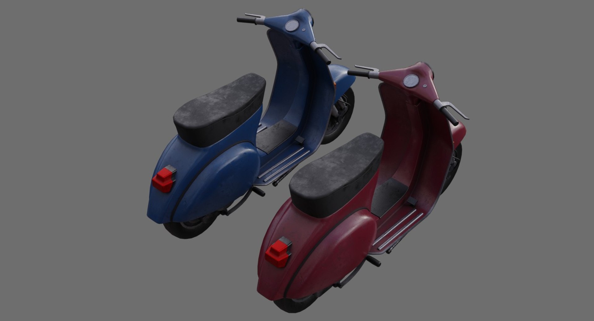 Motor Scooter 1b 3D Model - TurboSquid 1273416