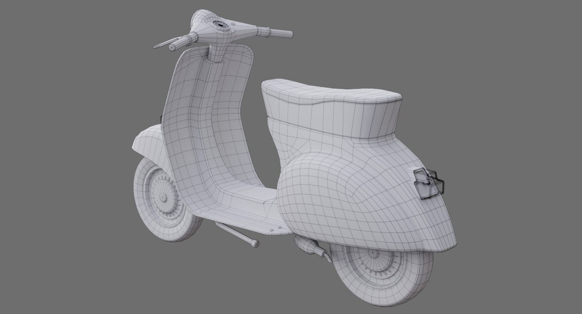 Motor Scooter 1b 3D Model - TurboSquid 1273416