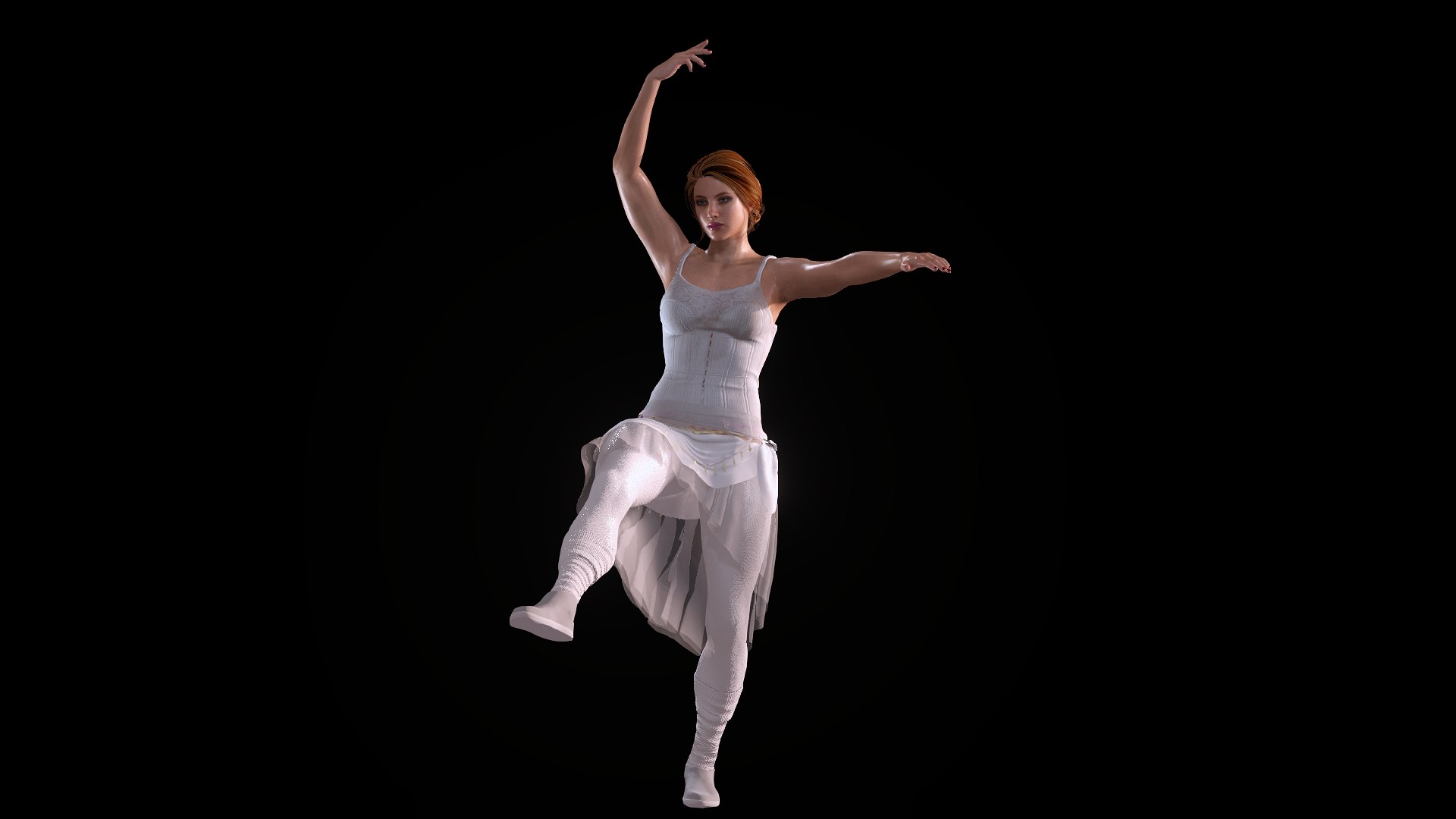 Ballet Dancer 3D Model - TurboSquid 2395095