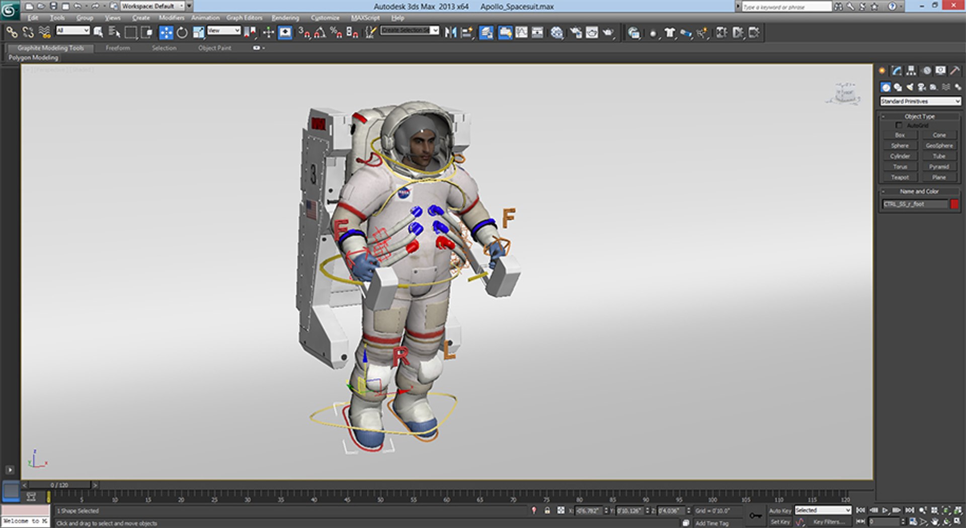 rig nasa apollo space suit max