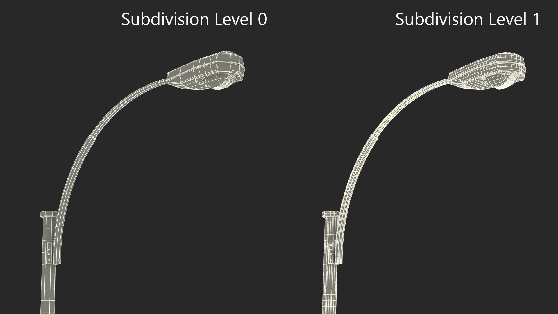 Street Light Pole 3D Model - TurboSquid 2243142