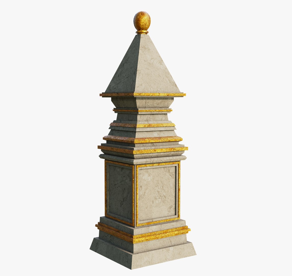 Free 3D Fantasy Ancient Pillar Model - TurboSquid 2257959
