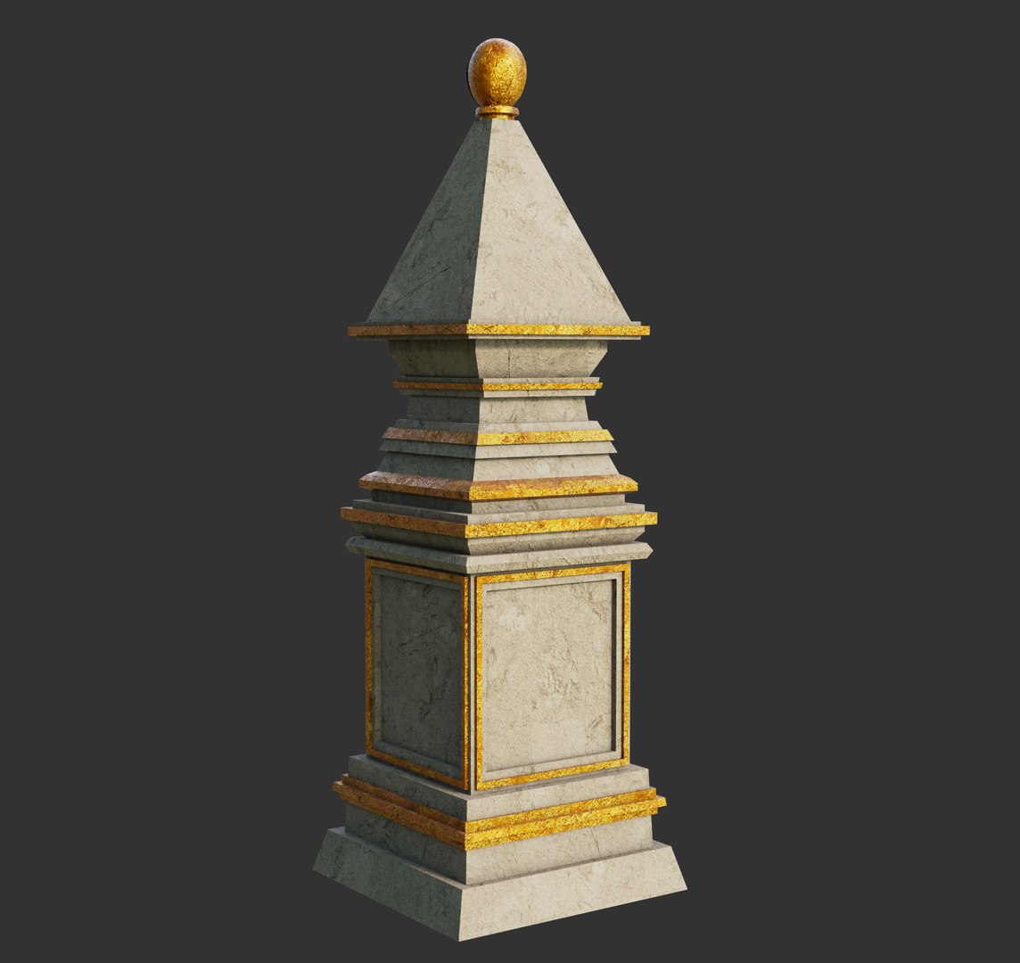 Free 3D Fantasy Ancient Pillar Model - TurboSquid 2257959
