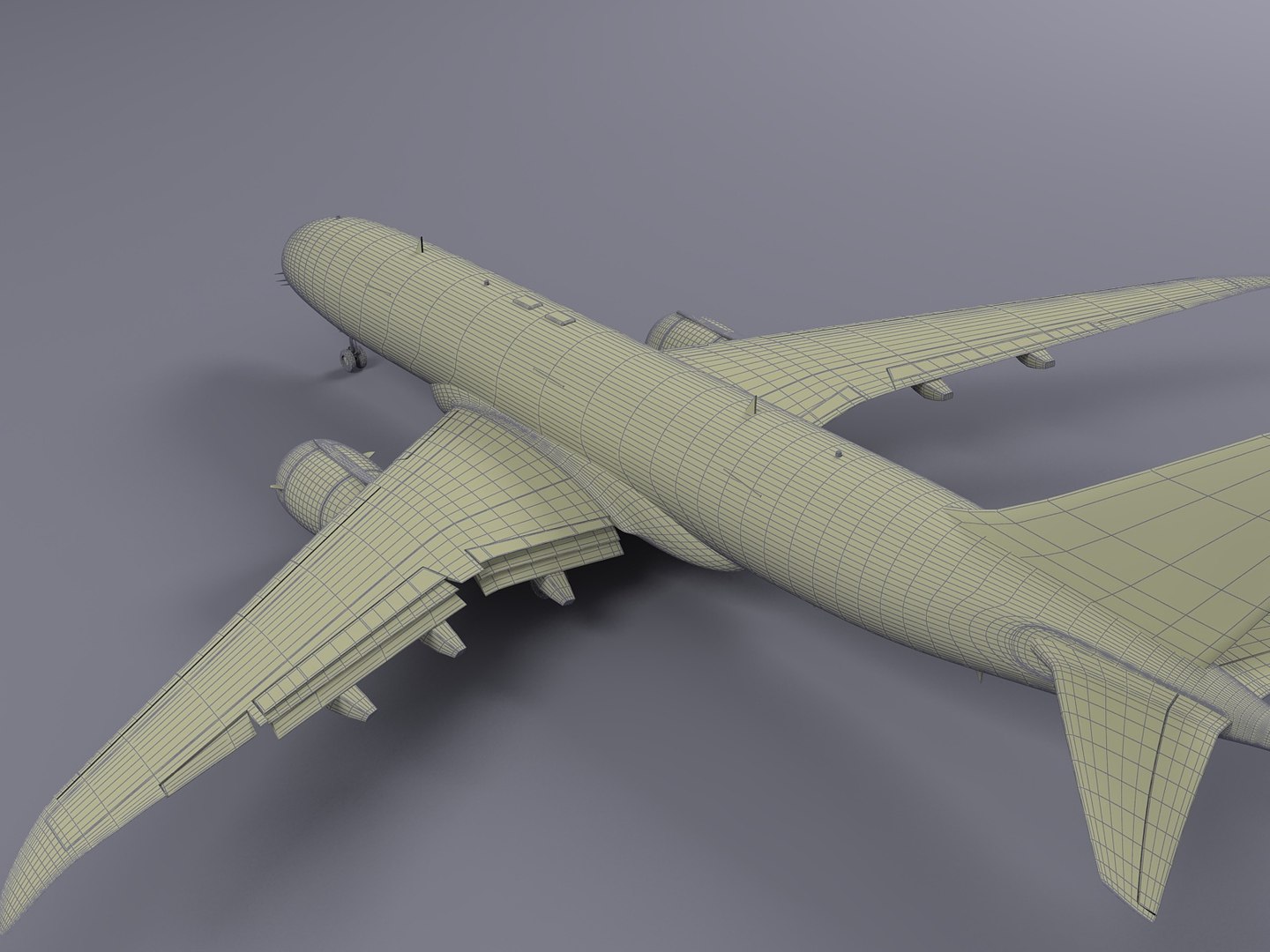 3d Model Fly Emirates Airliner