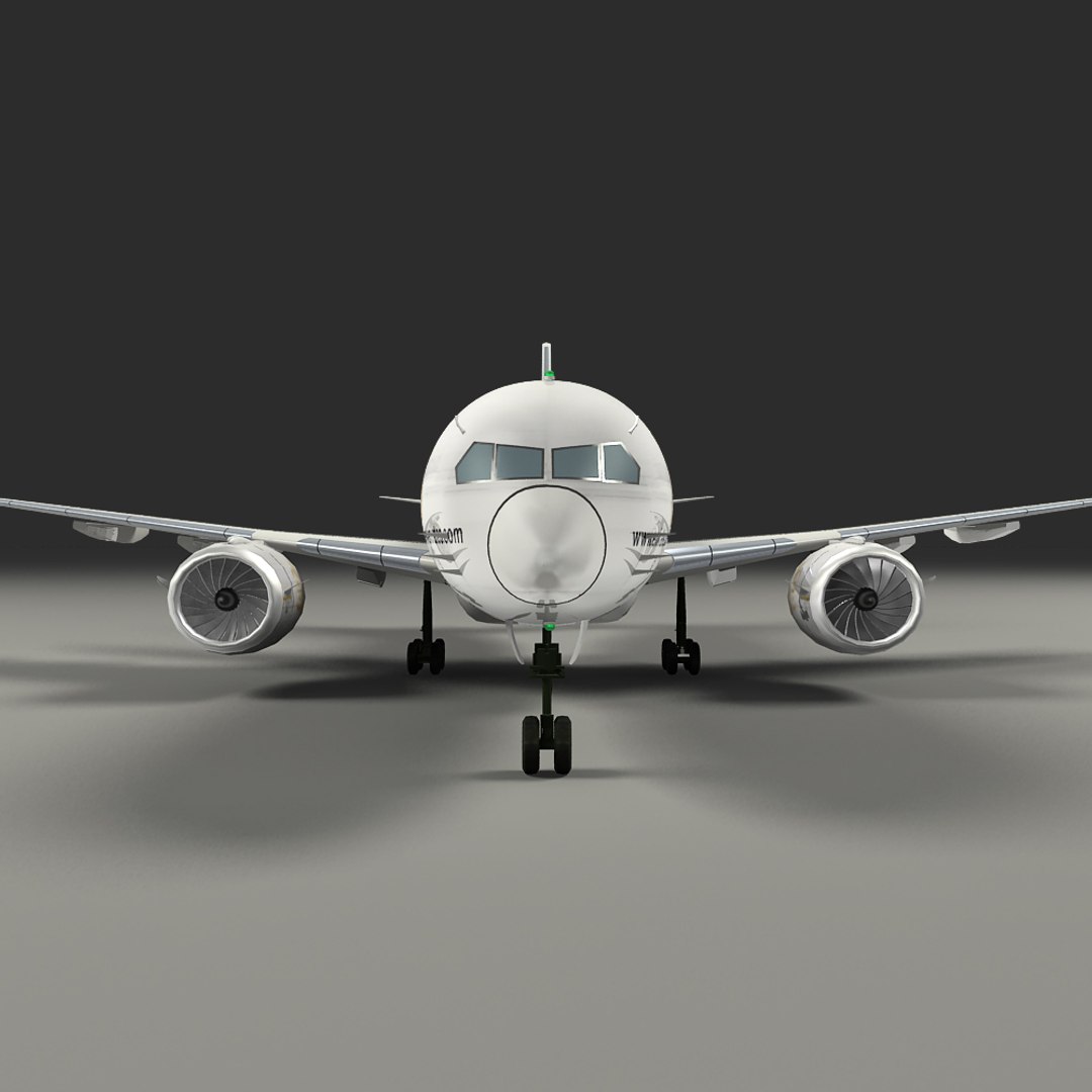 3d Model Fly Emirates Airliner